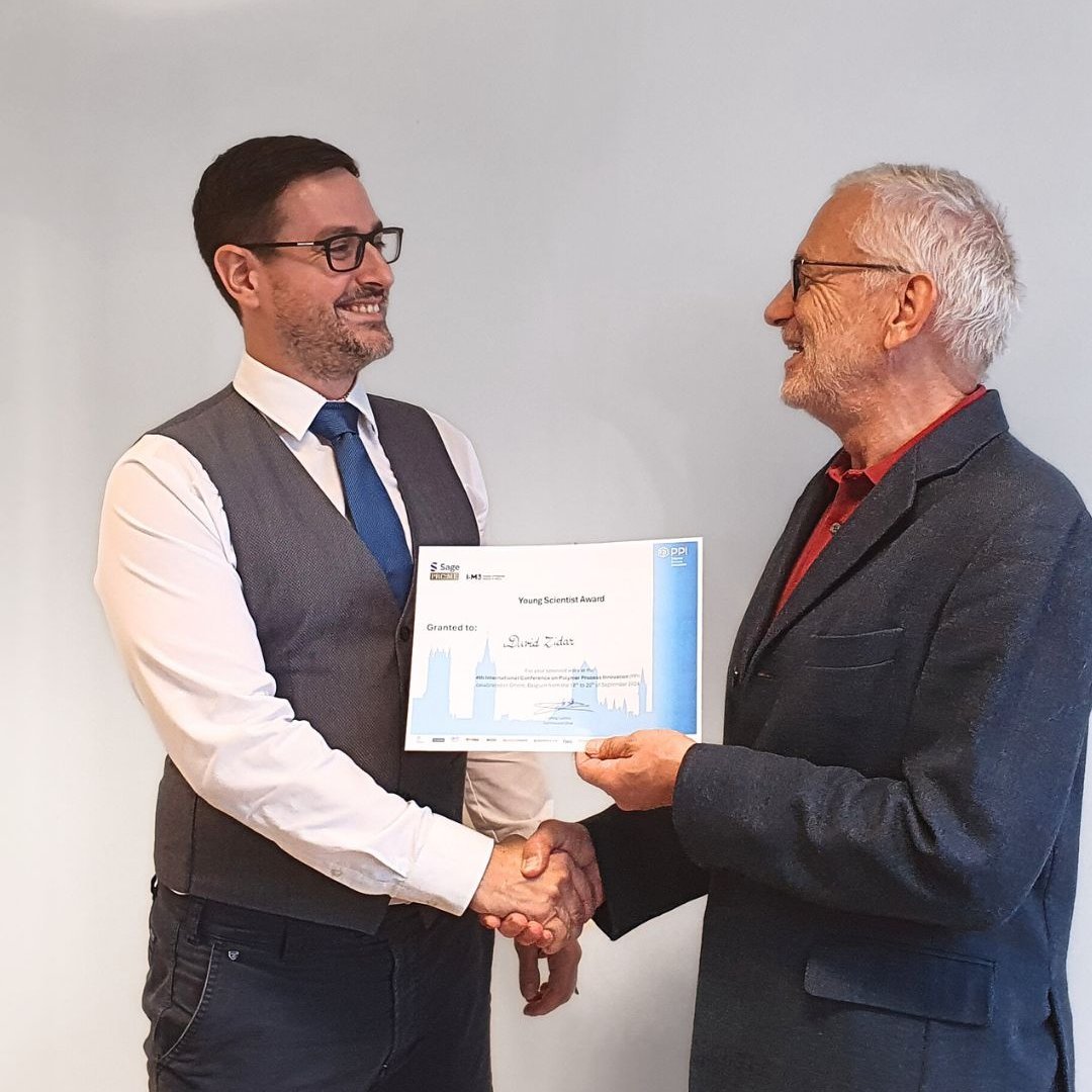 David Zidar erhält Young Scientist Award auf PPI-Konferenz